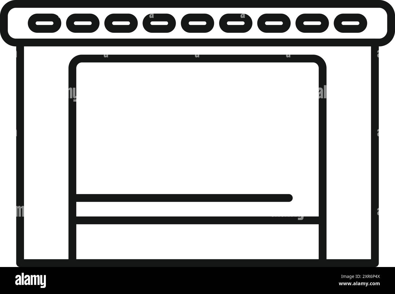 Showing gas stove Stock Vector Images - Alamy