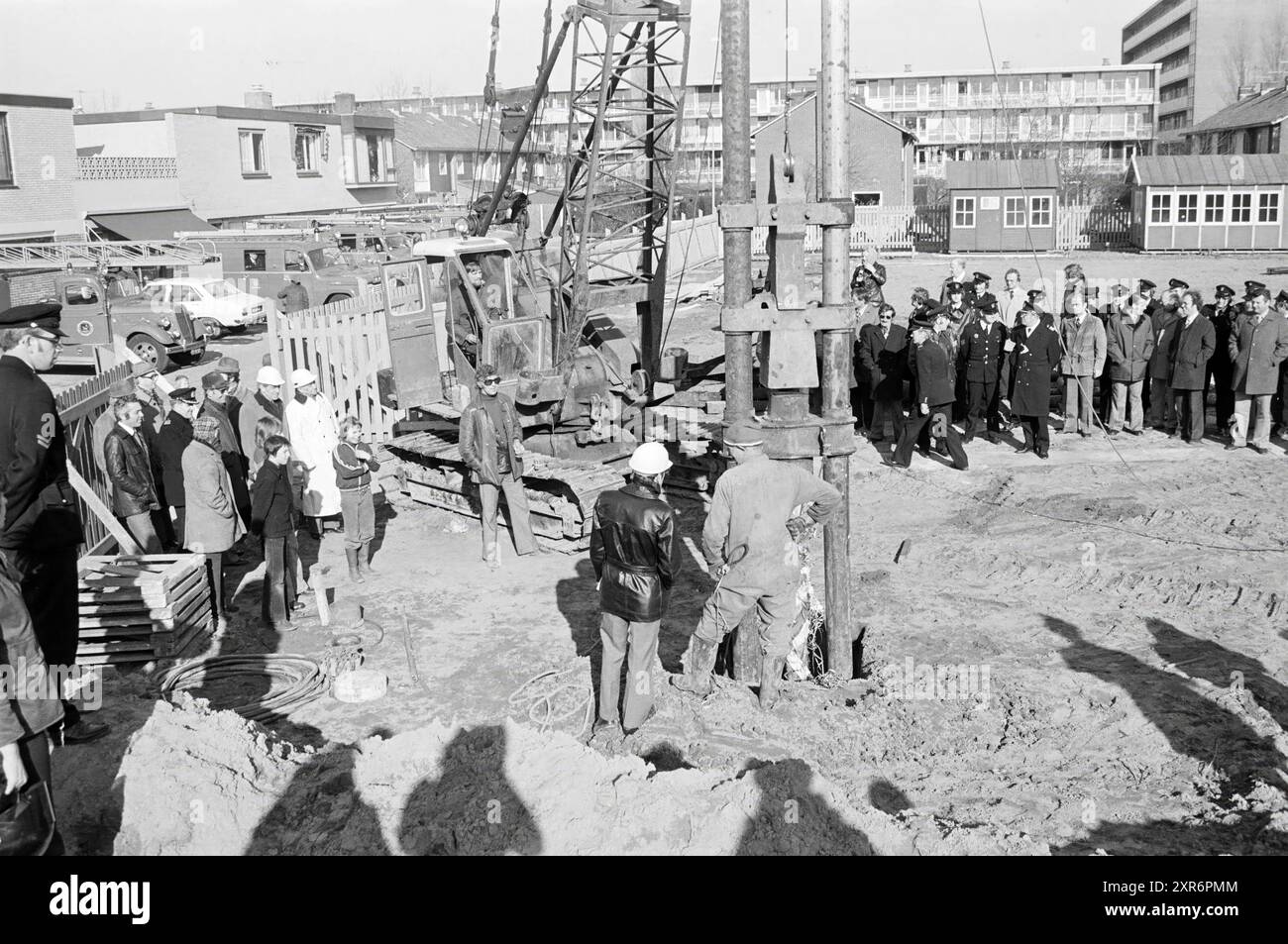 First pile of new fire station Heemskerk, Fires, fire brigade, First ...