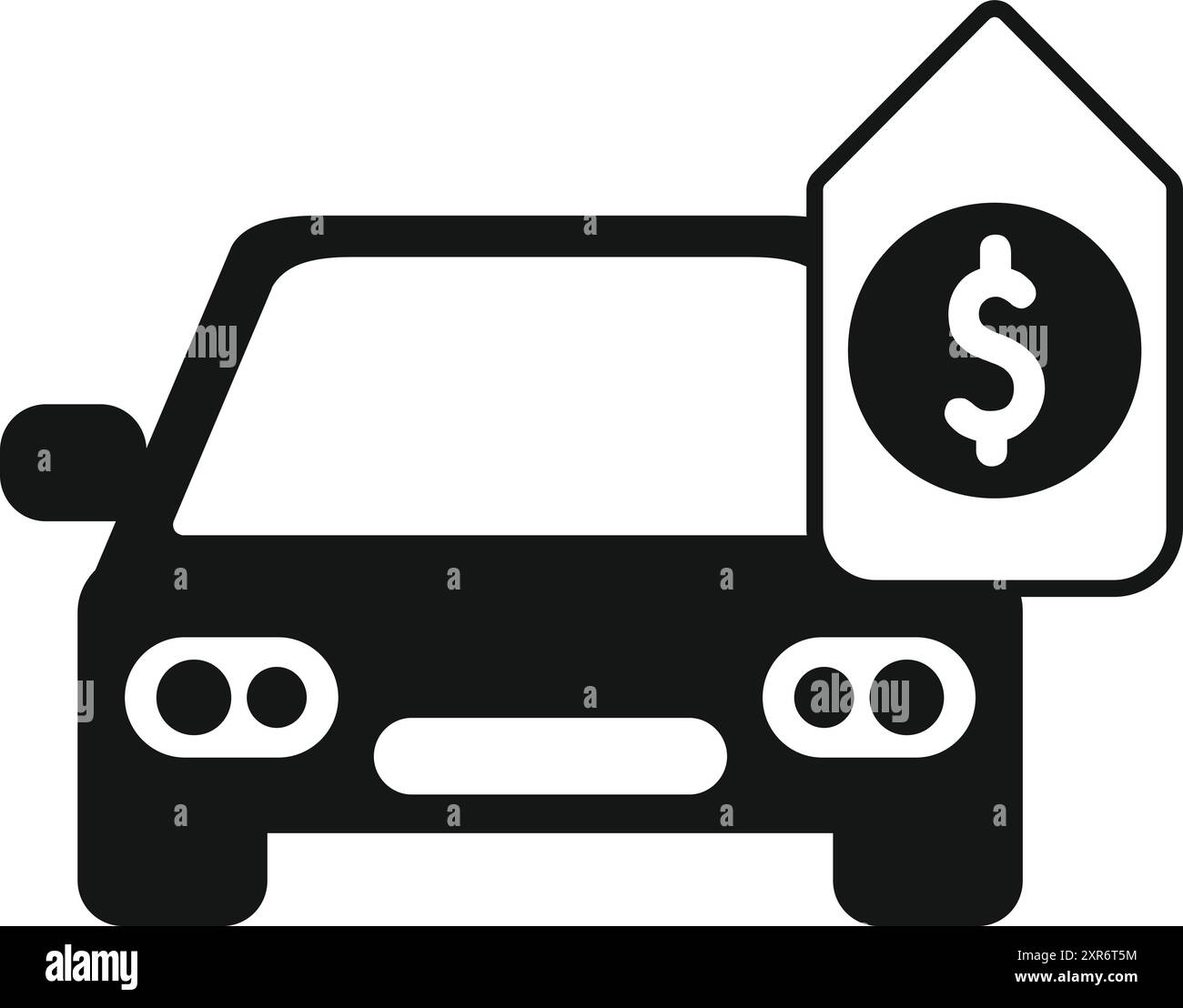 Car sale with a price tag Stock Vector Images - Alamy