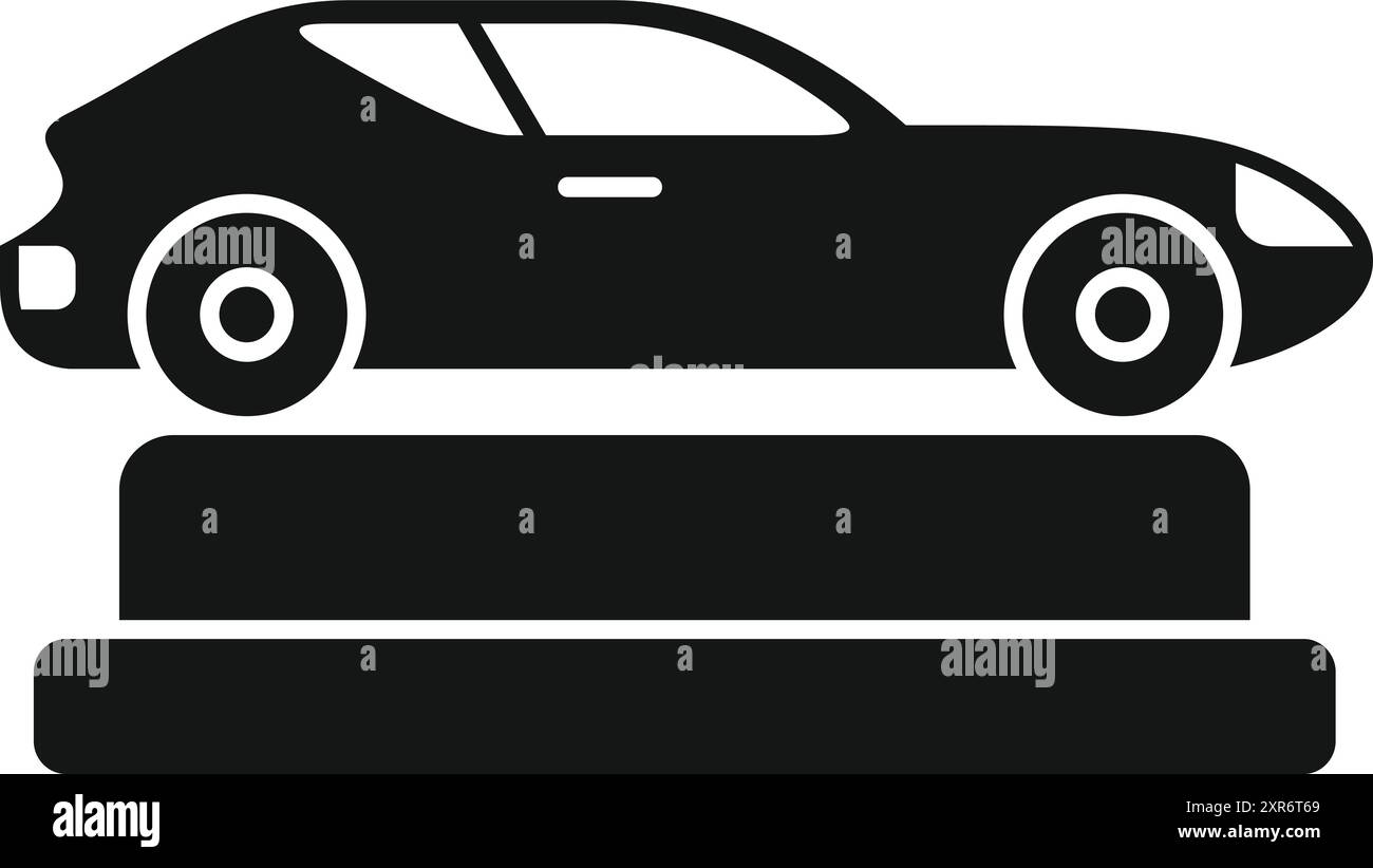 Podium parking Stock Vector Images - Alamy