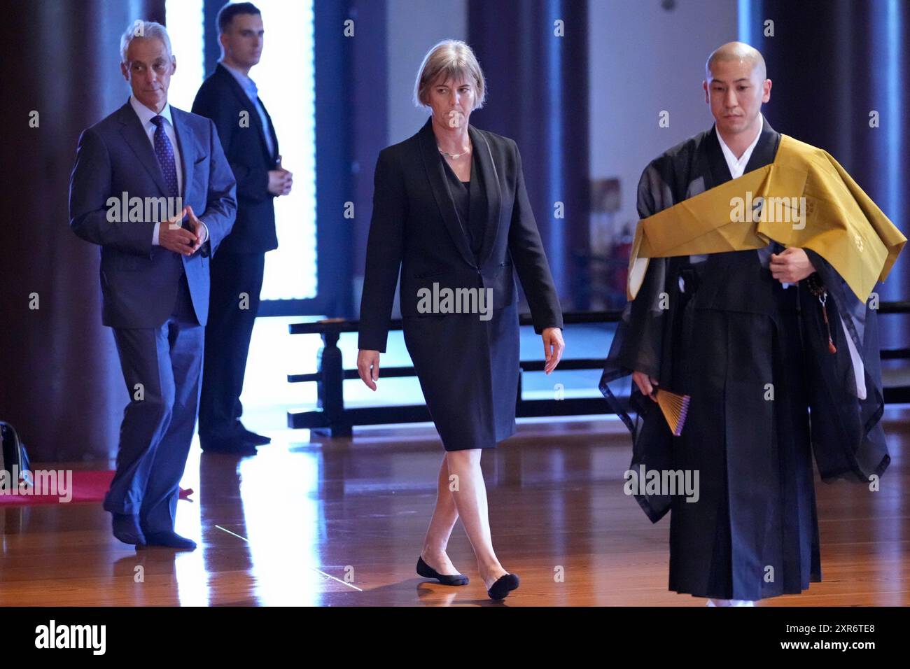 U.S. Ambassador to Japan Rahm Emanuel, left, and British Ambassador to ...