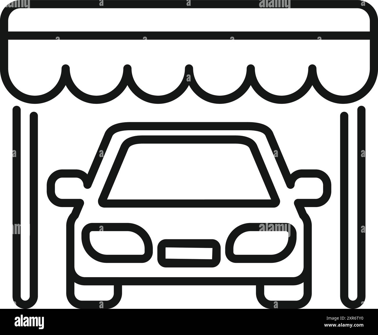 Under canopy Stock Vector Images - Alamy