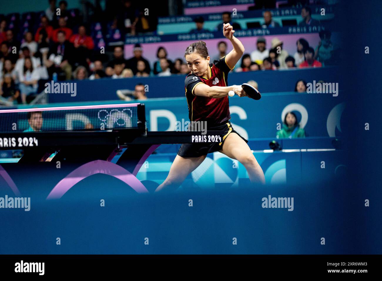 WAN Yuan (GER) im Doppel gegen HAYATA Hina, HIRANO Miu (JPN) FRA ...