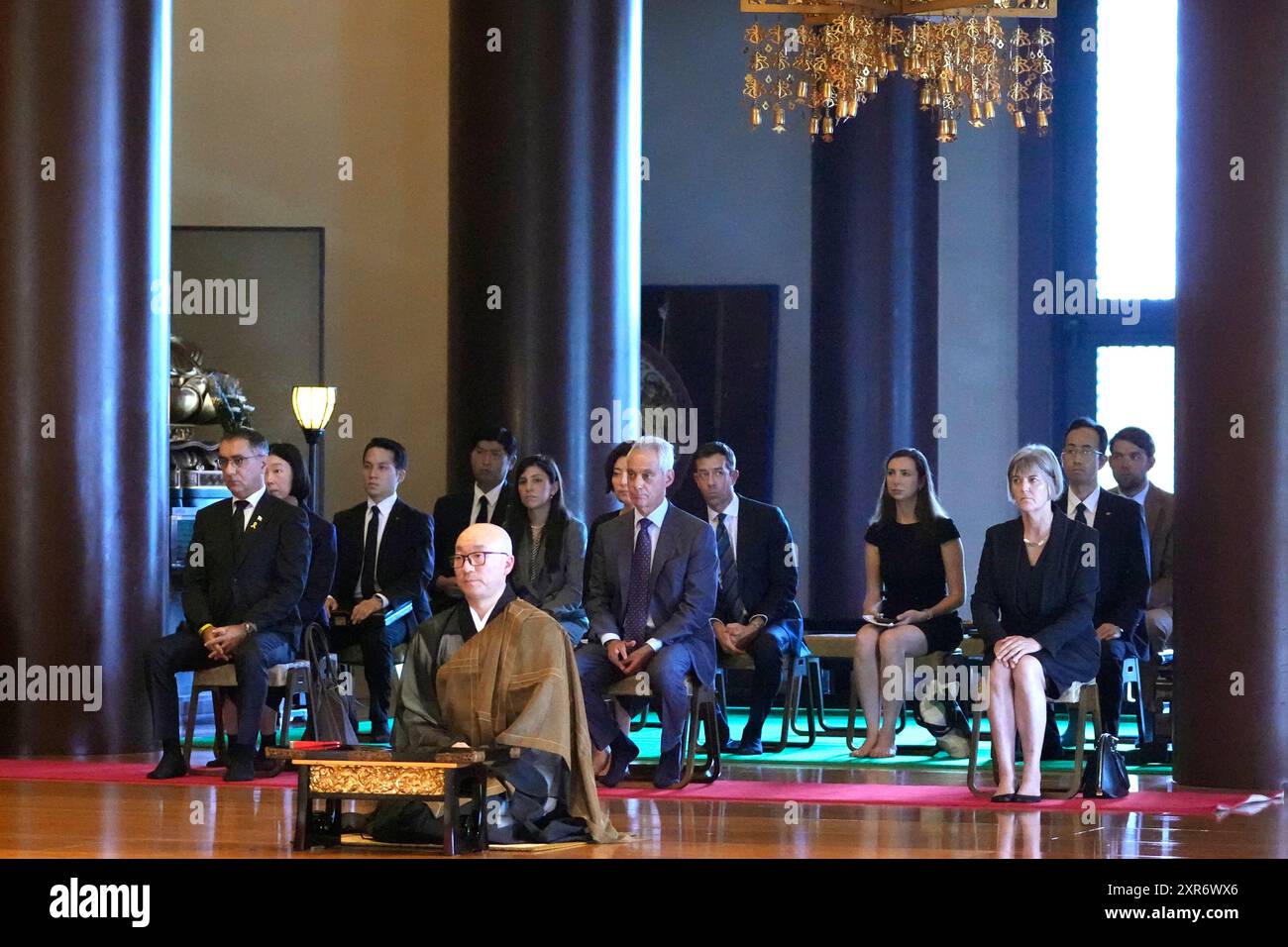 Israeli Ambassador to Japan Gilad Cohen, left, U.S. Ambassador to Japan ...