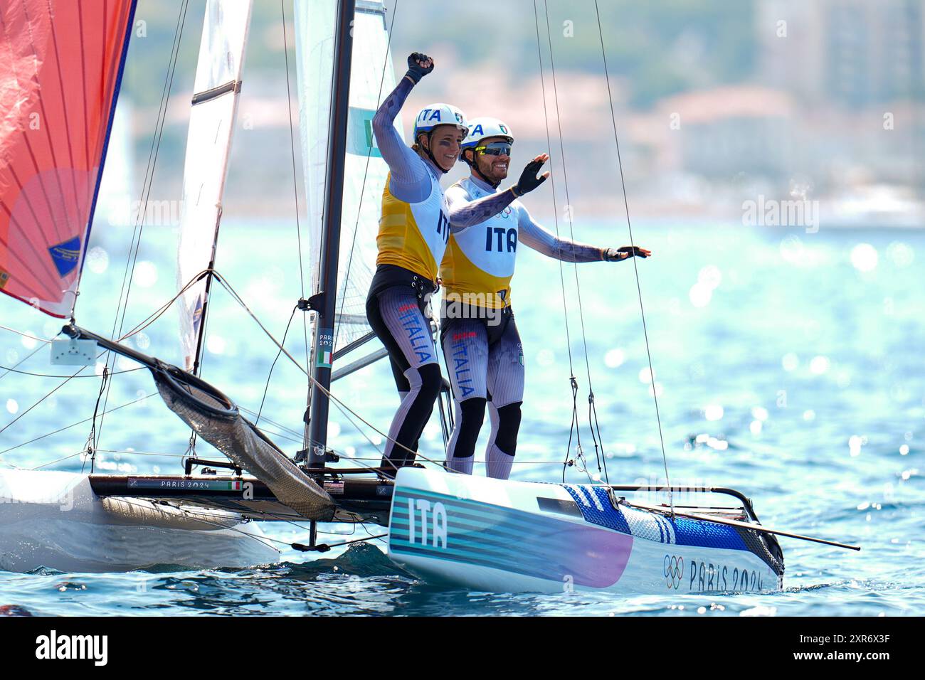 Marseille, France. 08th Aug, 2024. Ruggero TITA and Caterina Marianna ...