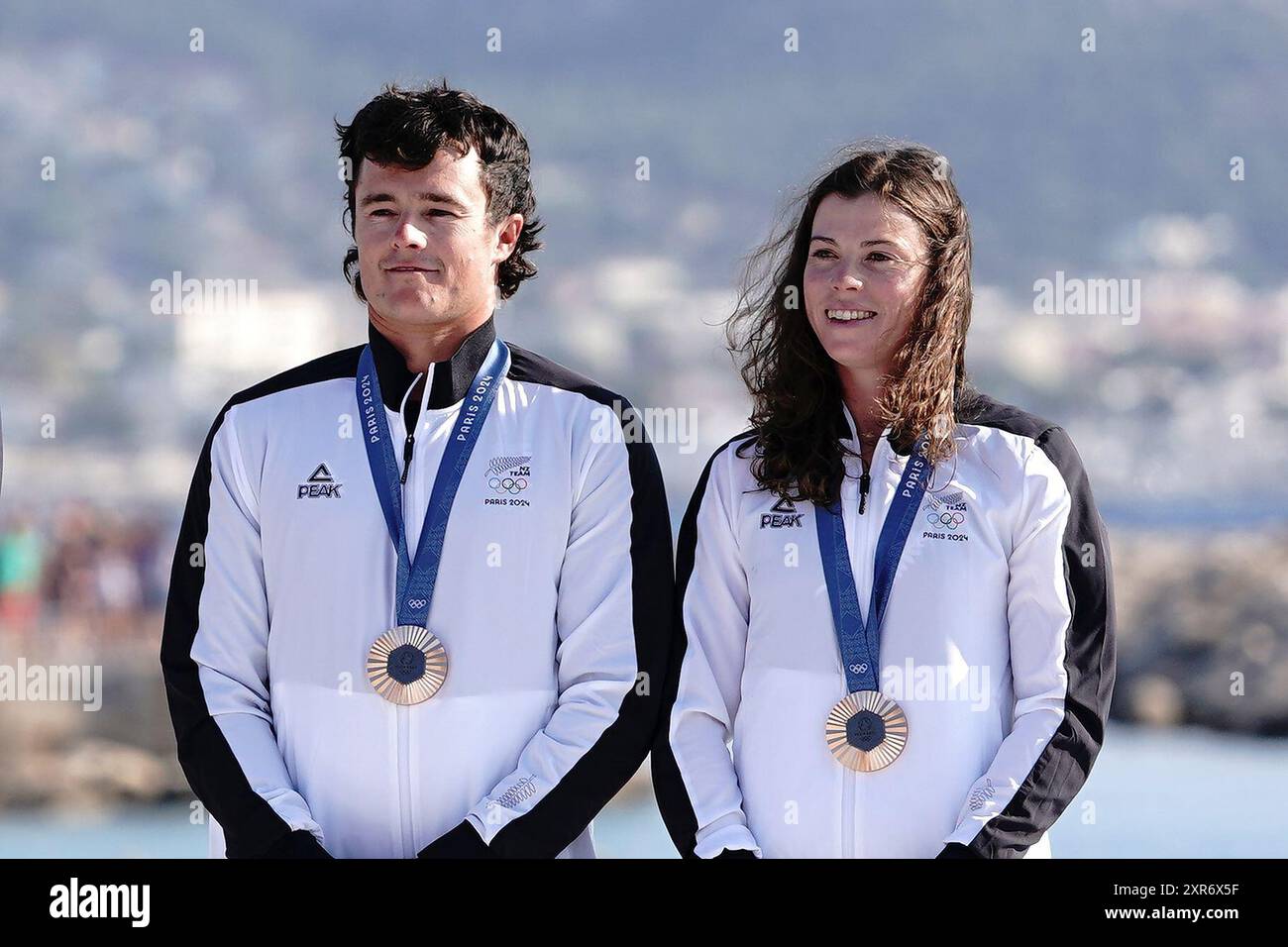 Marseille, France. 08th Aug, 2024. Micah WILKINSON and Erica DAWSON ...