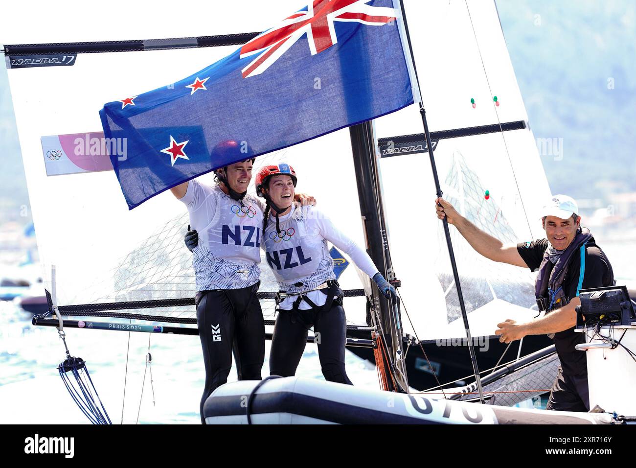 Micah WILKINSON and Erica DAWSON (New Zealand) Bronze medal, Sailing ...