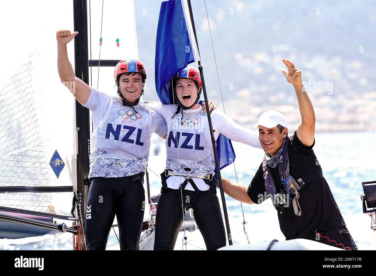 Micah WILKINSON and Erica DAWSON (New Zealand) Bronze medal, Sailing ...