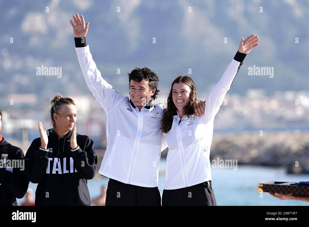 Micah WILKINSON and Erica DAWSON (New Zealand) Bronze medal, Sailing ...