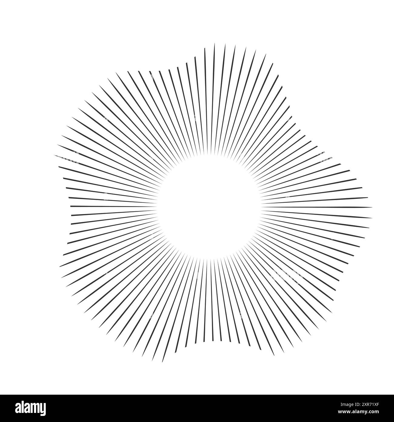 Concentric audio rhythm line radial circle sound wave dynamic set. Radial signal, pulse or ...