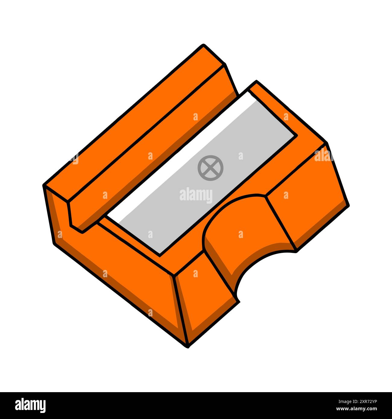 Sharpener on white Stock Vector Images - Alamy