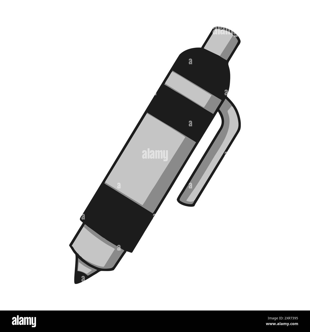 Pen holder vector graphic Black and White Stock Photos & Images - Alamy