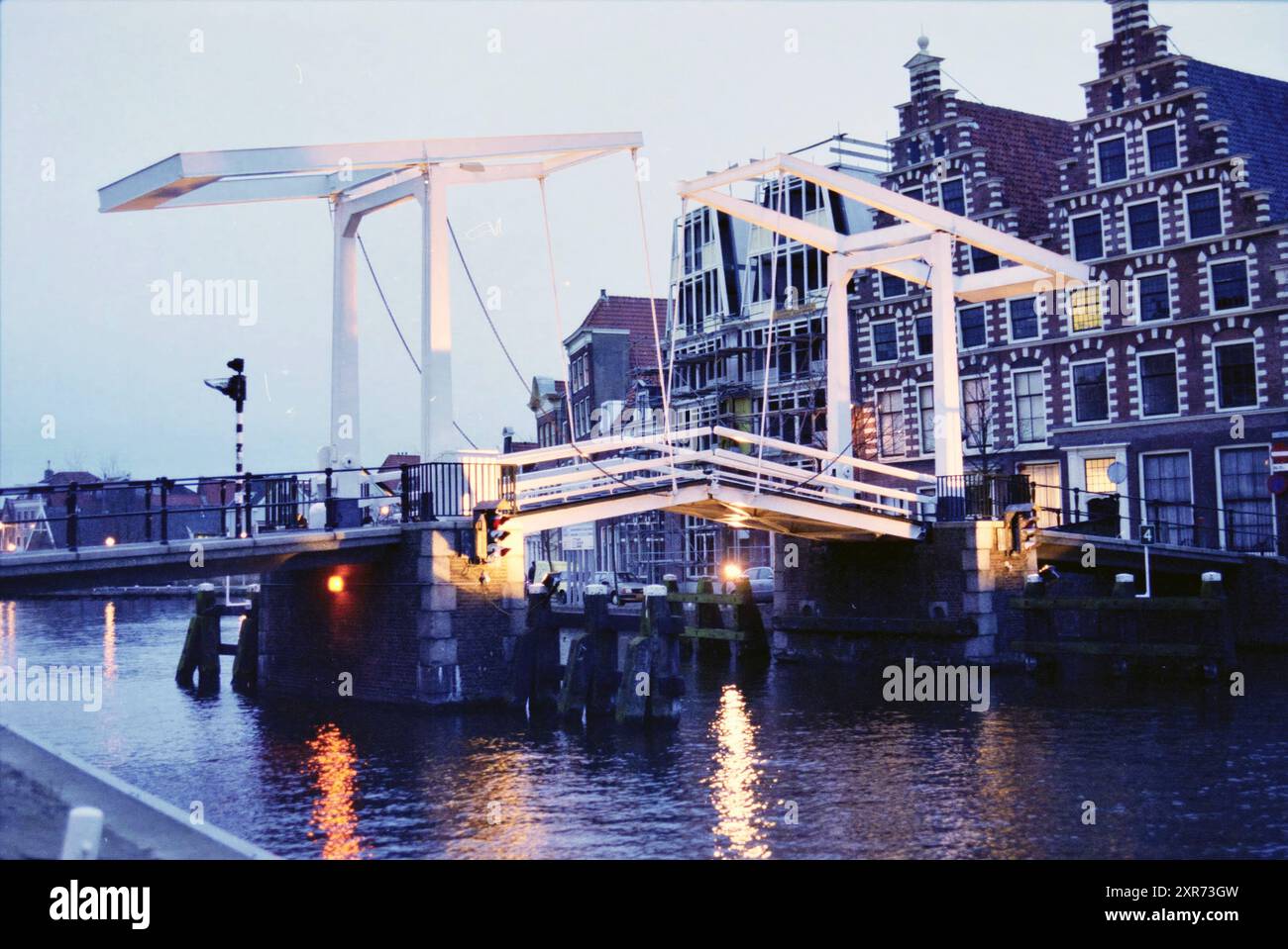 The Melkbrug illuminated, Haarlem, The Netherlands, 26-02-1997, Whizgle ...
