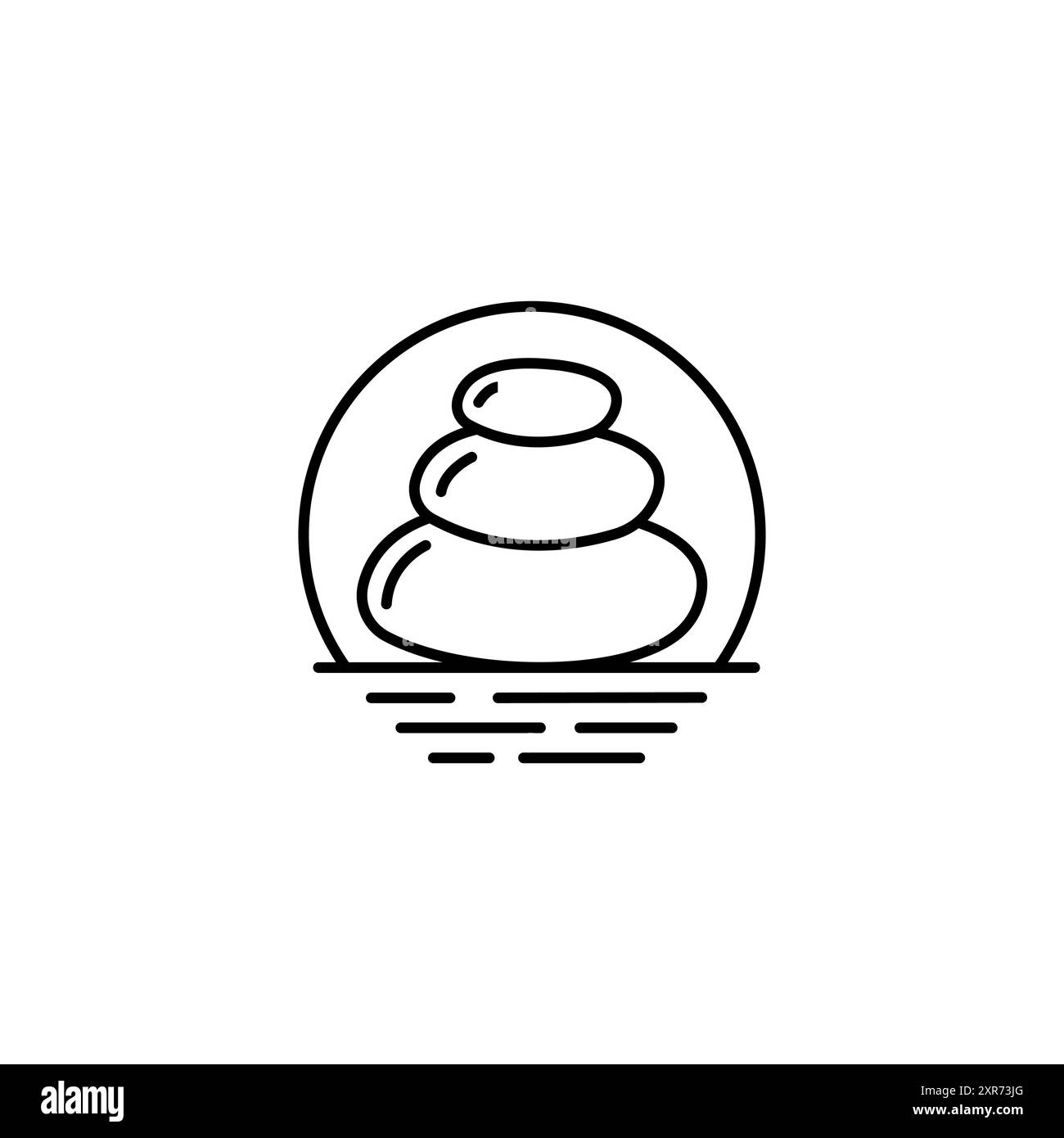Wellness care vector vectors Black and White Stock Photos & Images - Alamy