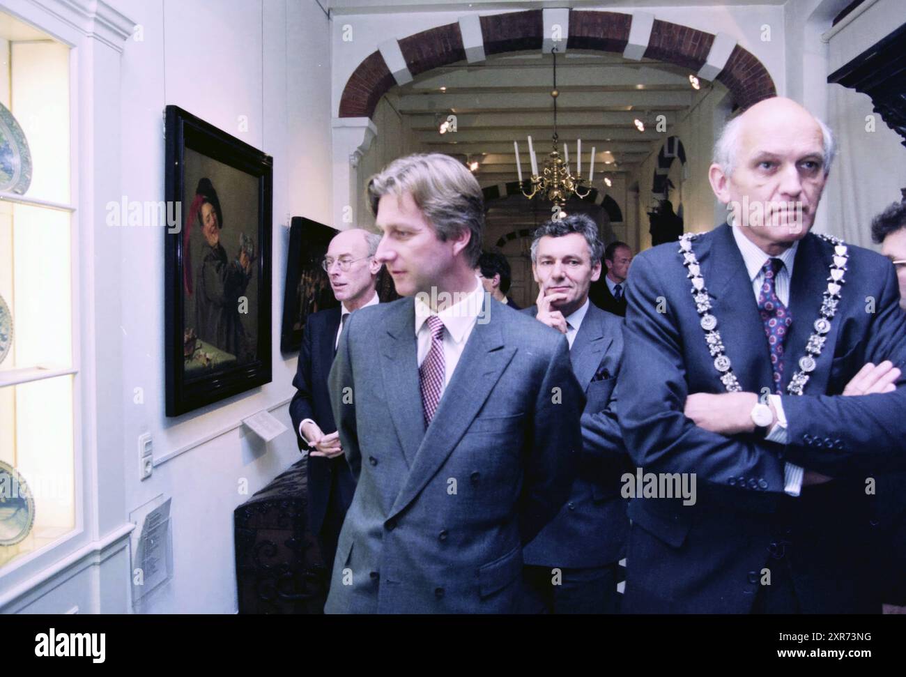 Prince Philip of Belgium visits the Frans Hals Museum (guided tour ...