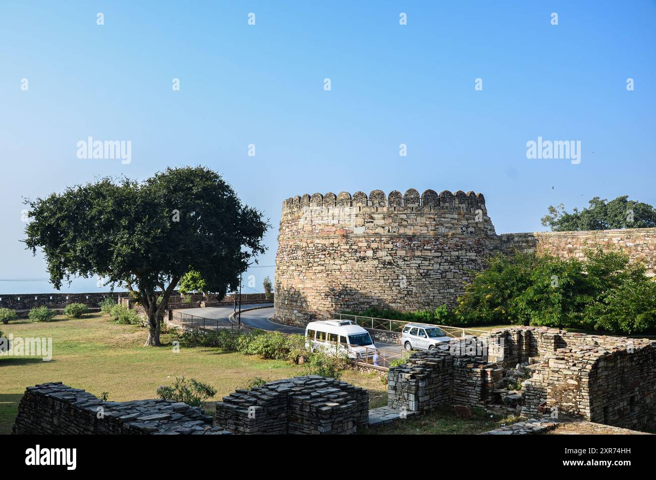Chittorgarh fort built in 7th century by the Maurya rulers in Rajasthan ...