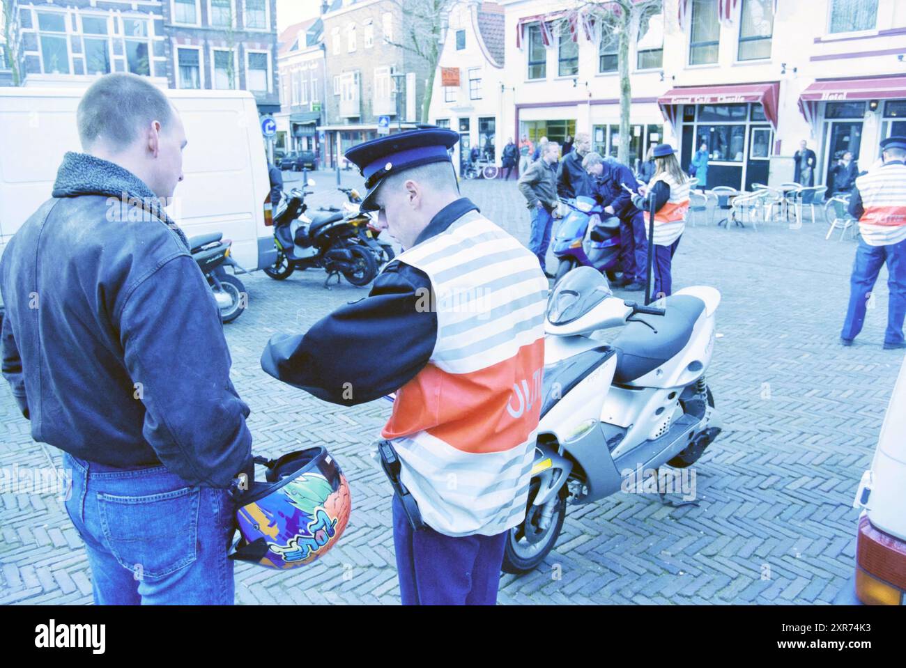 Moped control, Haarlem, The Netherlands, 13-03-2002, Whizgle Dutch News ...