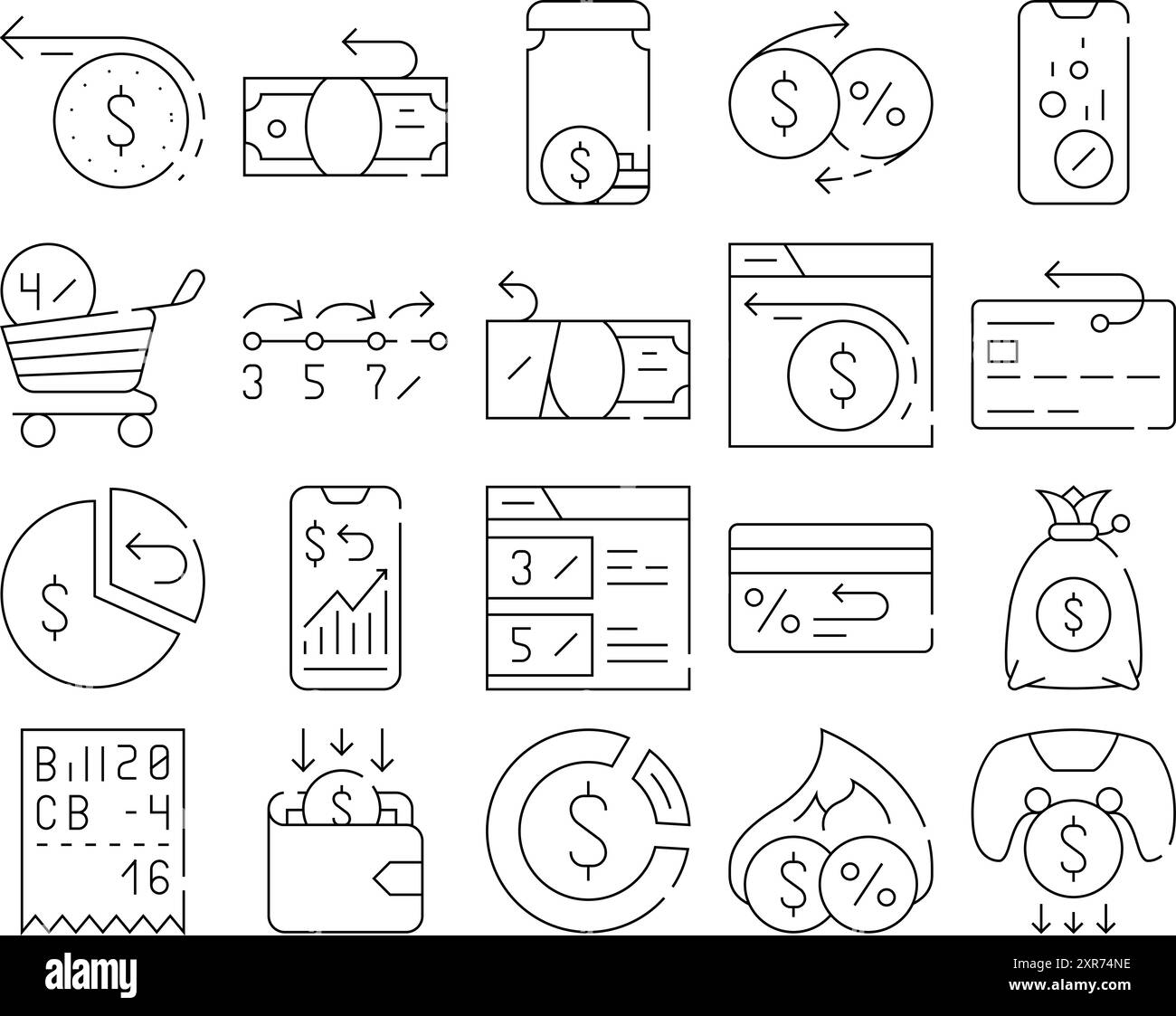 Cashback money service collection hi-res stock photography and images ...