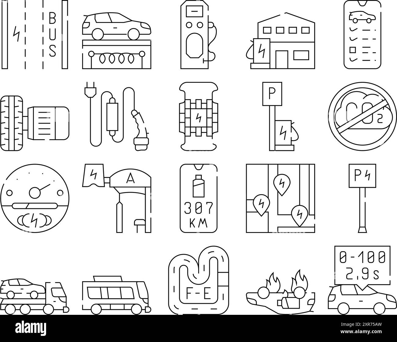 Electrical racing car Stock Vector Images - Alamy