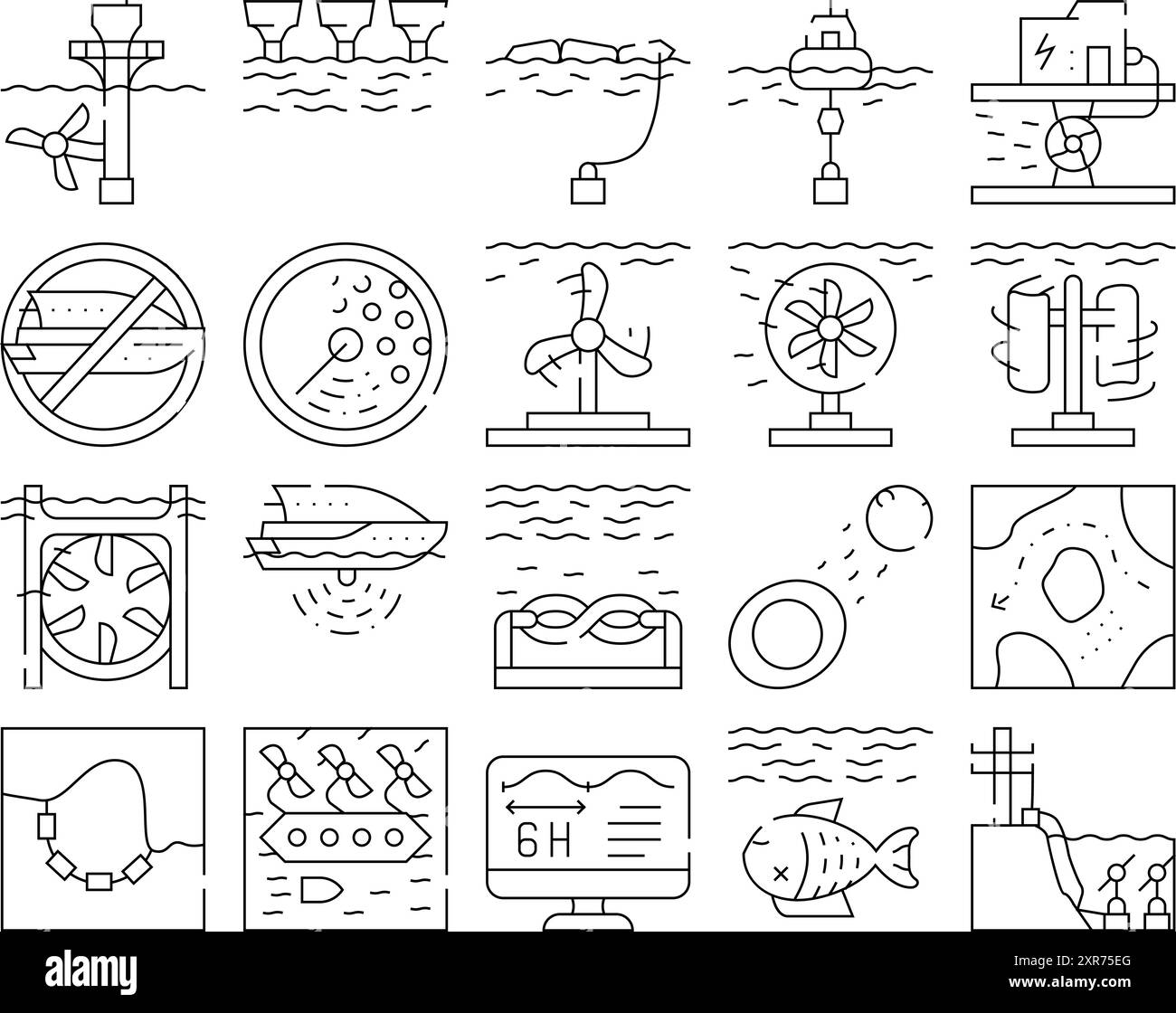 Scheme work tidal power plant hi-res stock photography and images - Alamy