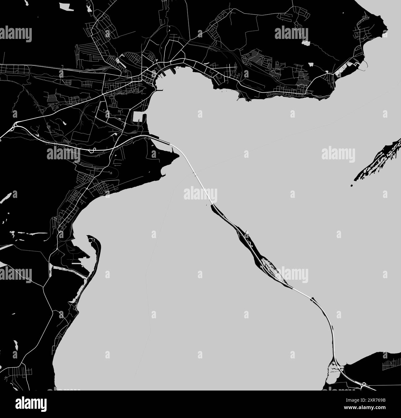 View of bridges Stock Vector Images - Alamy