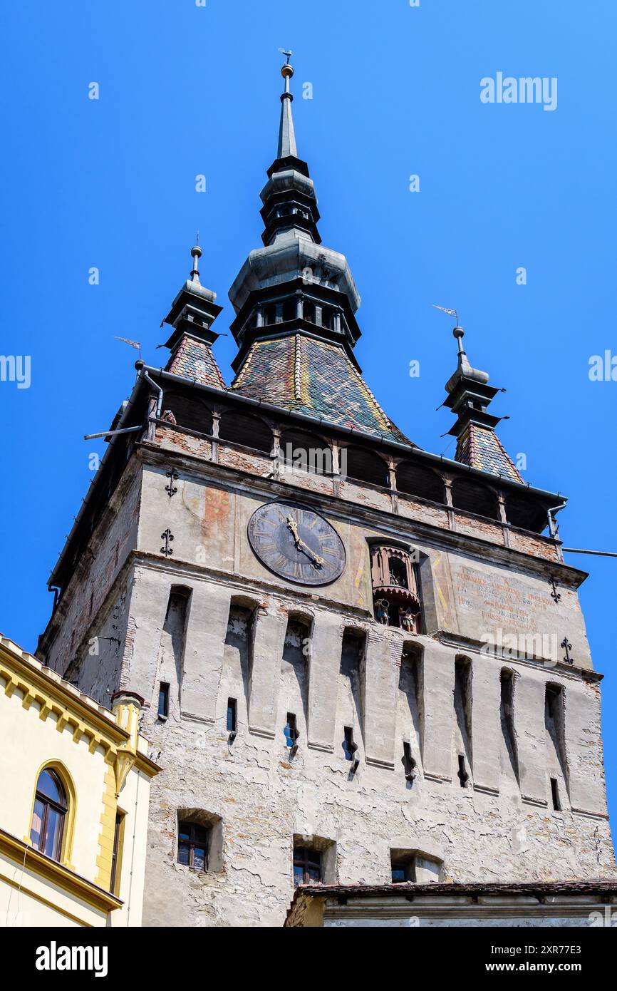 The The Clock Tower or the Council Tower of the medieval citadel in the ...