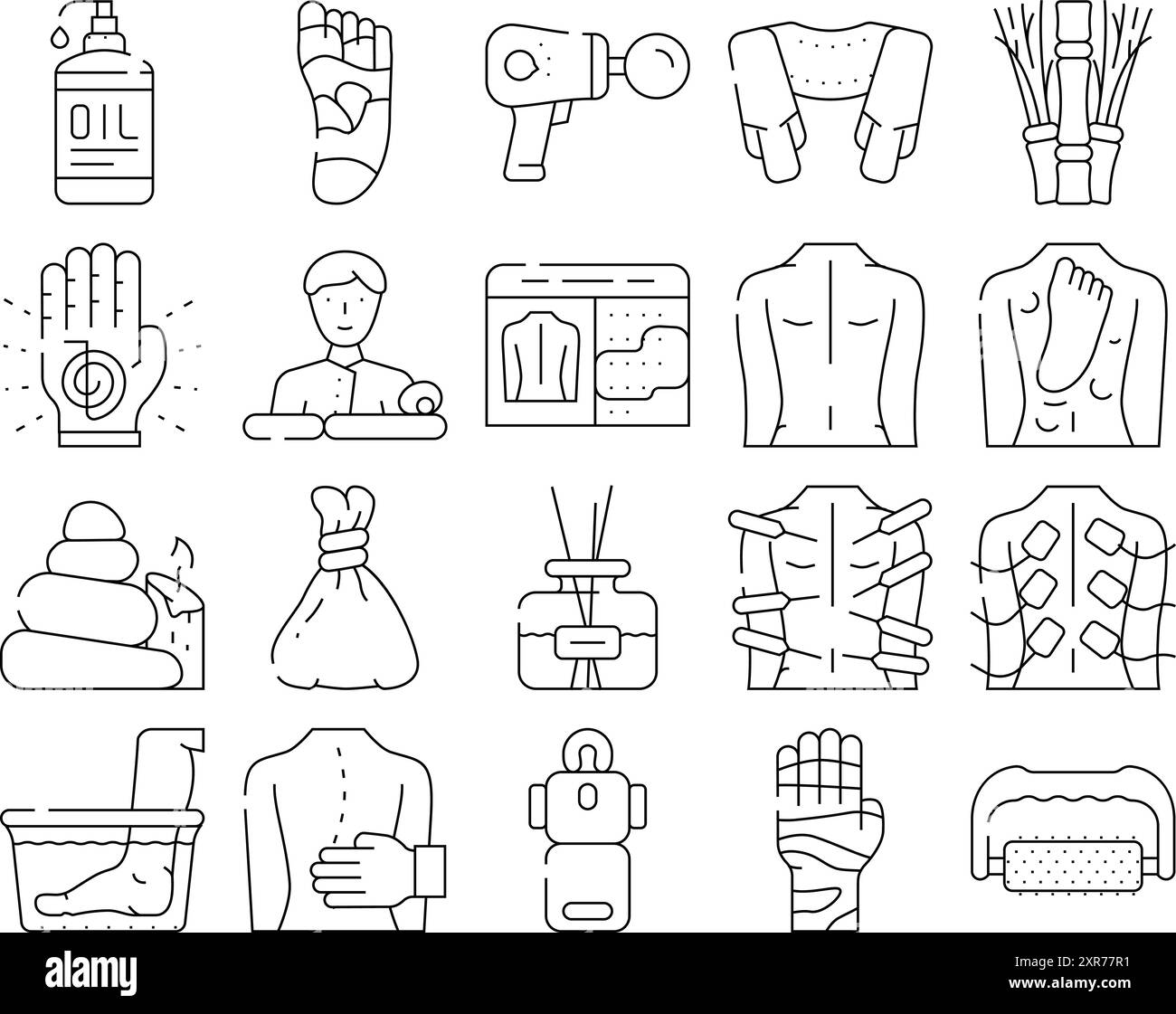 Body massage device Black and White Stock Photos & Images - Alamy