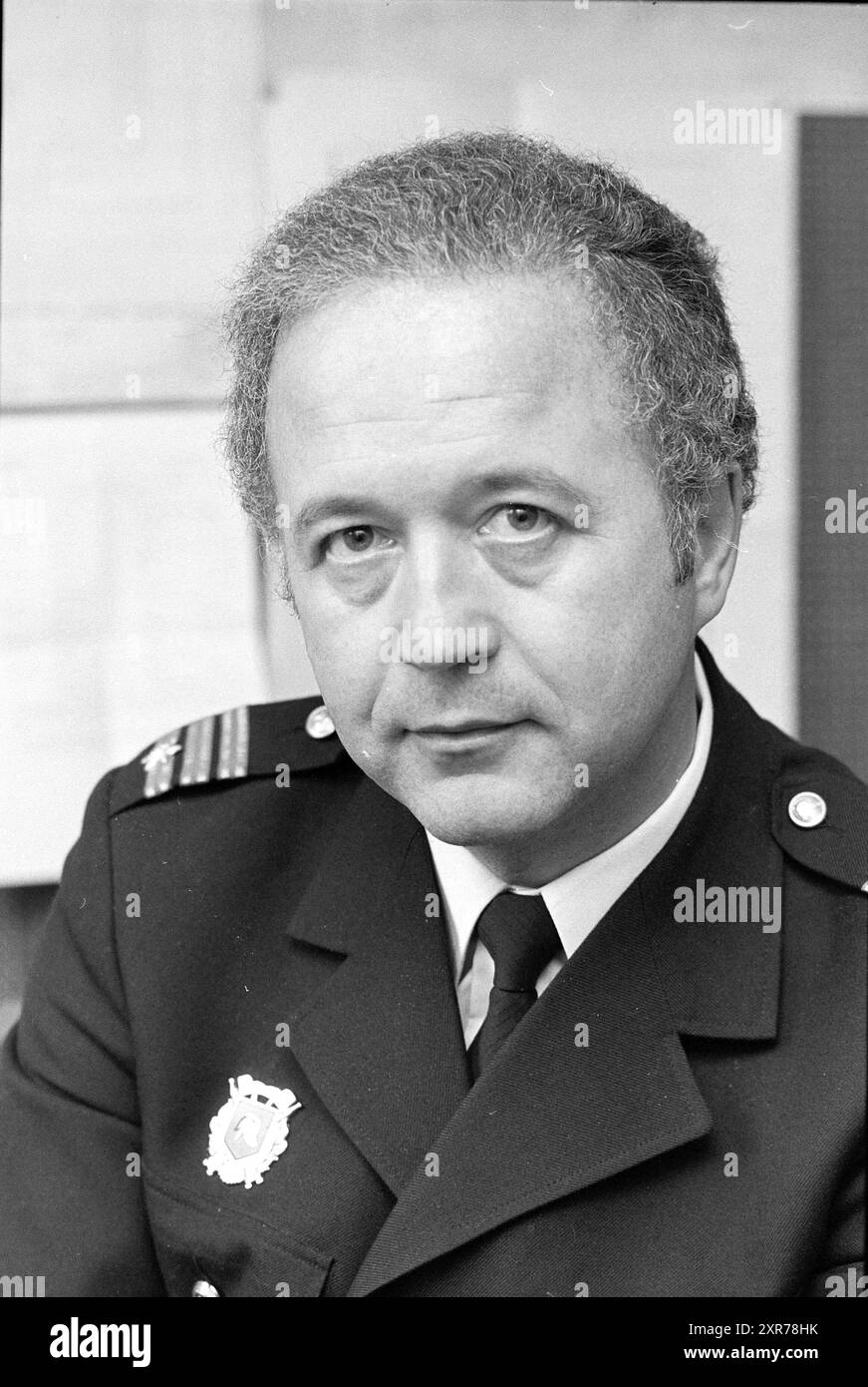 Portrait Mr. Heart subcomm. fire brigade H'lem, Fires, fire brigade, 20 ...