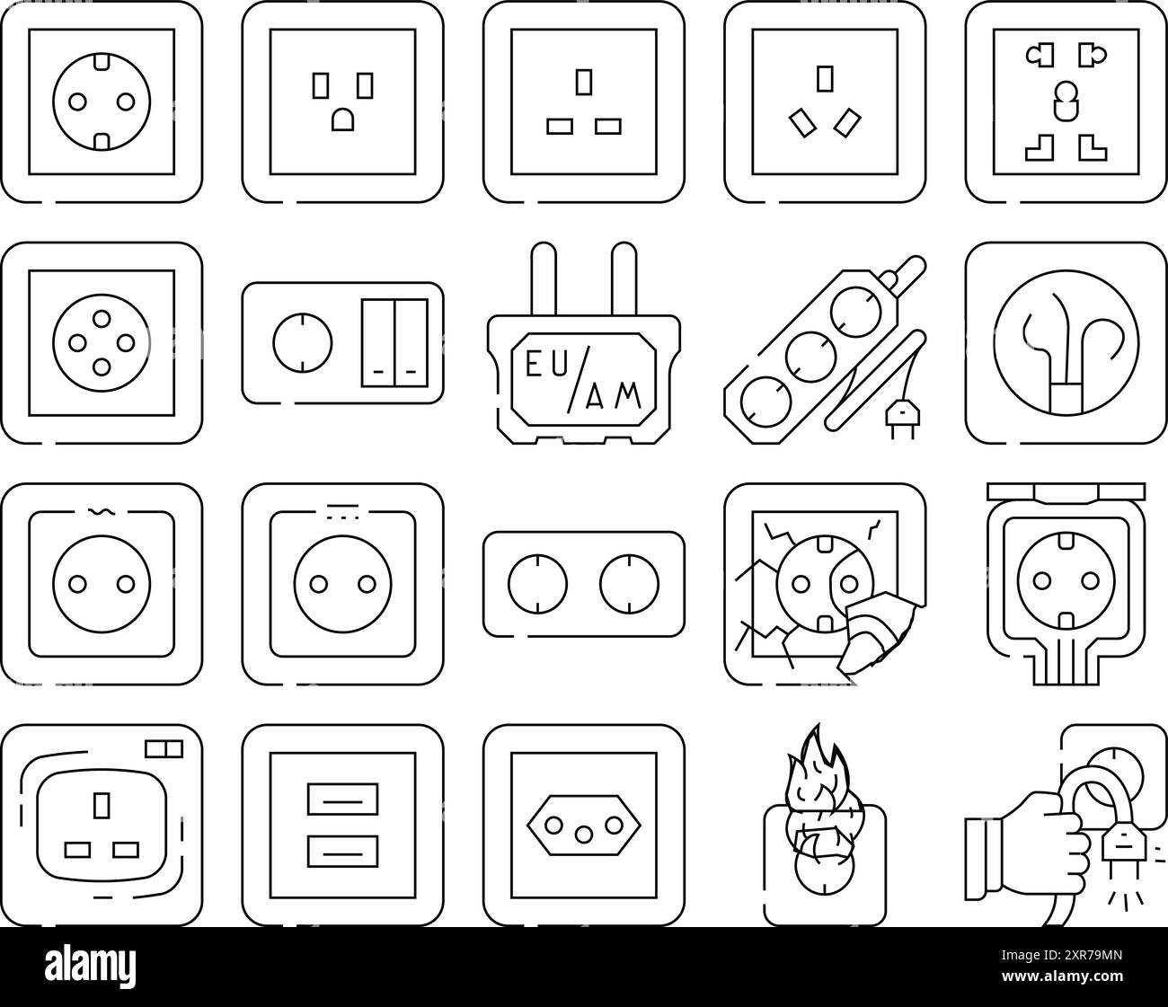 Fixing electrical item Black and White Stock Photos & Images - Alamy