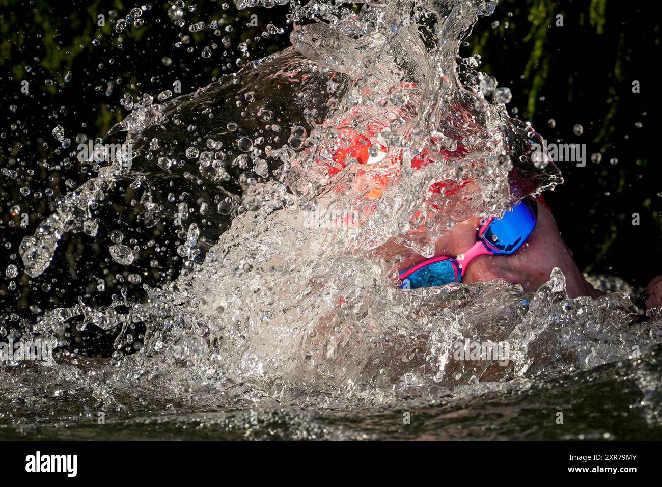 Britain's Hector Pardoe competes during the marathon swimming men's ...