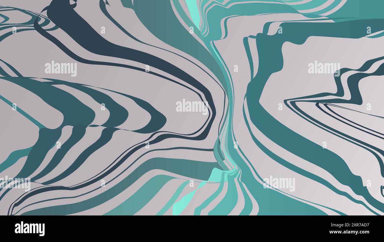 Abstract green grey wavy background Stock Vector Images - Alamy
