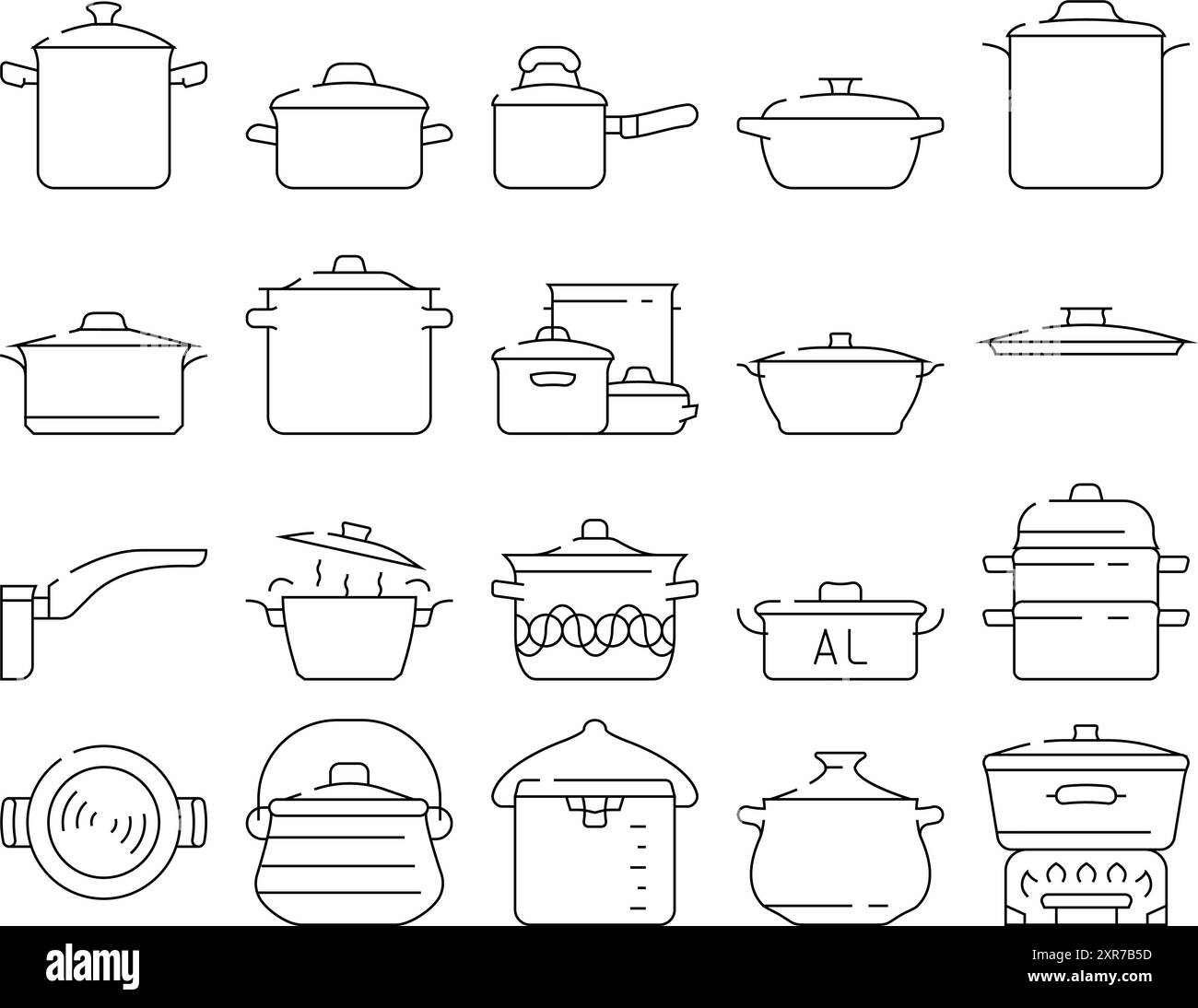 Big soup pot Black and White Stock Photos & Images - Alamy