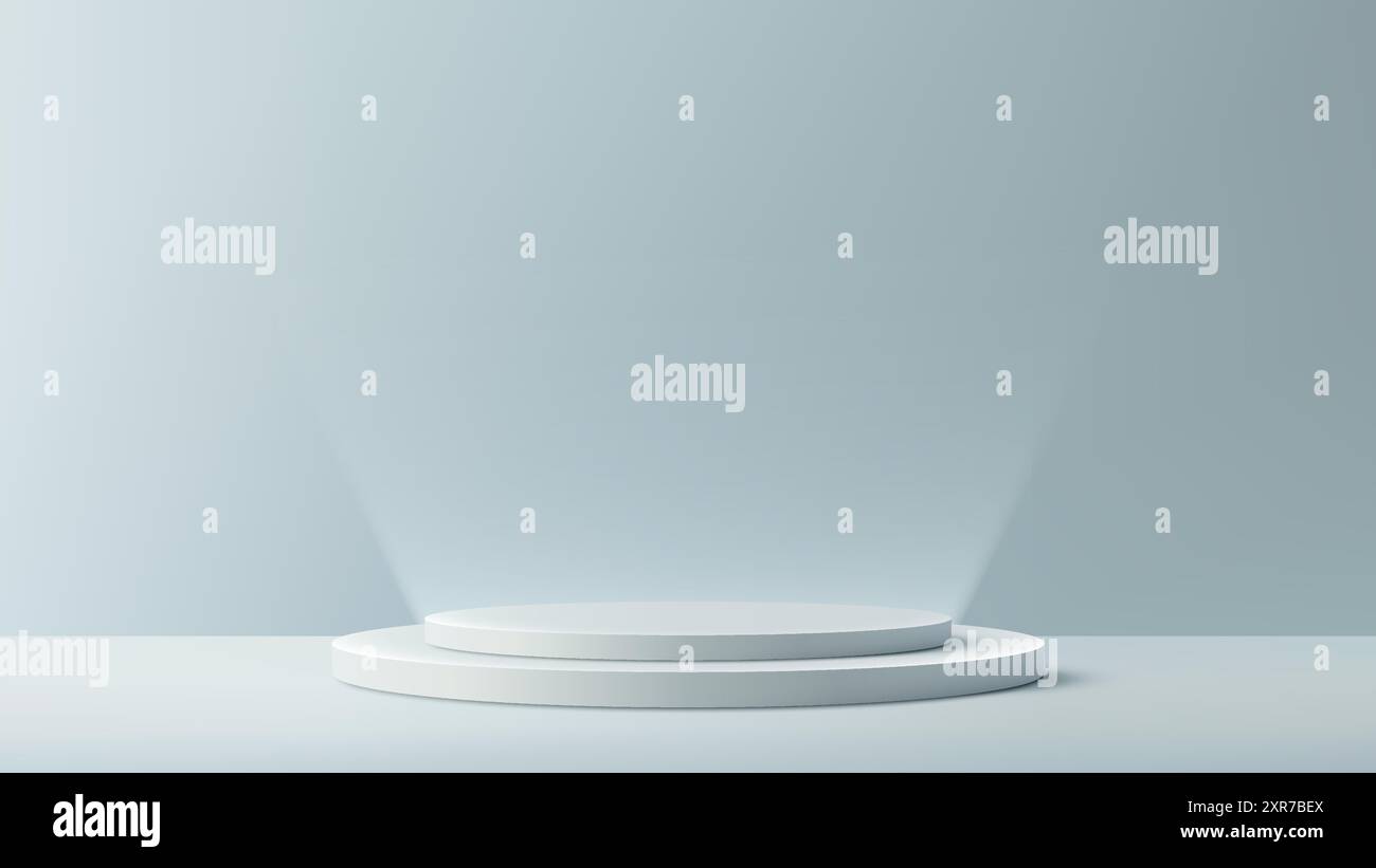 White blue modern minimalist soft Stock Vector Images - Alamy