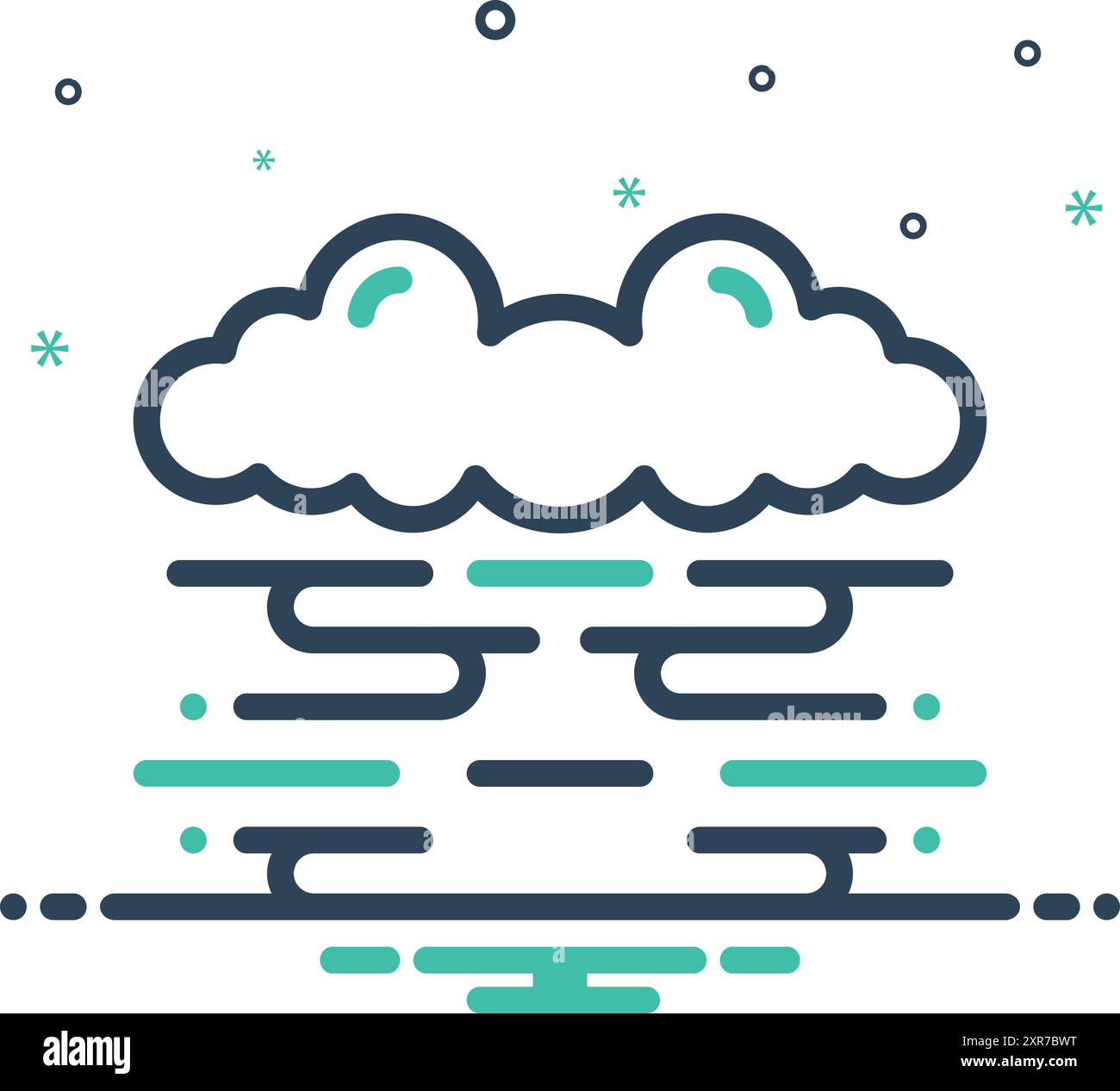 Icon for fog, cloud Stock Vector Image & Art - Alamy