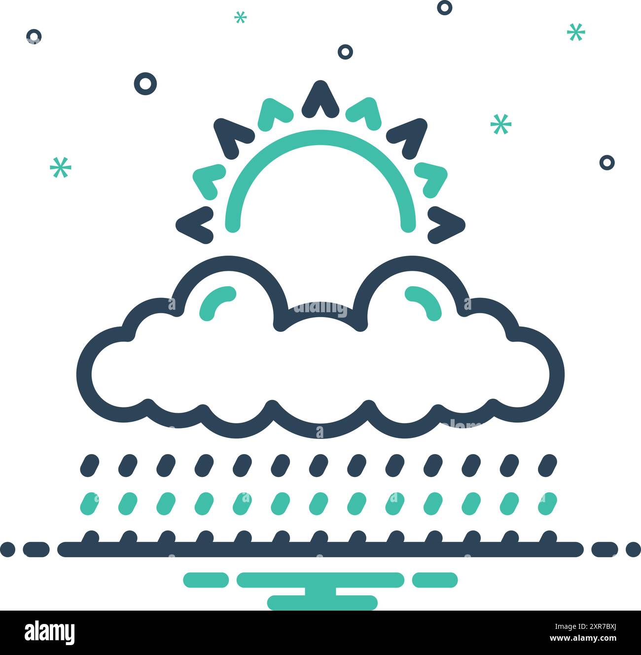 Icon for sun rain, sun Stock Vector Image & Art - Alamy