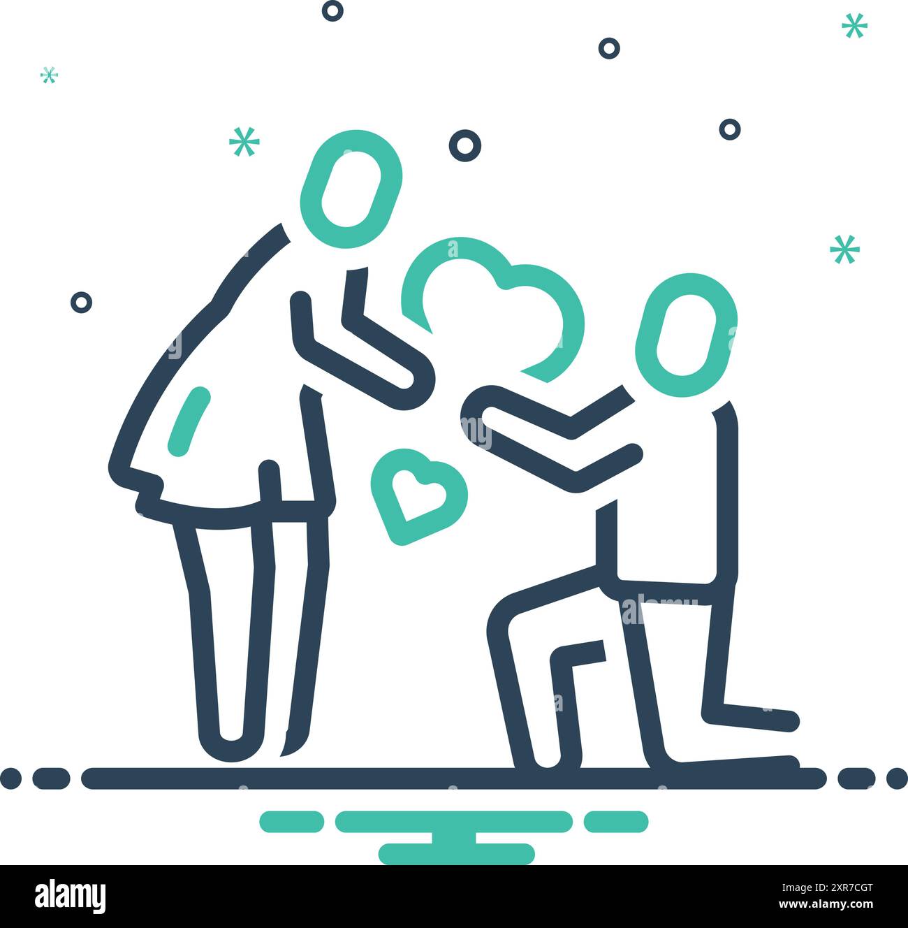 Icon for declaration of love, paramour Stock Vector Image & Art - Alamy