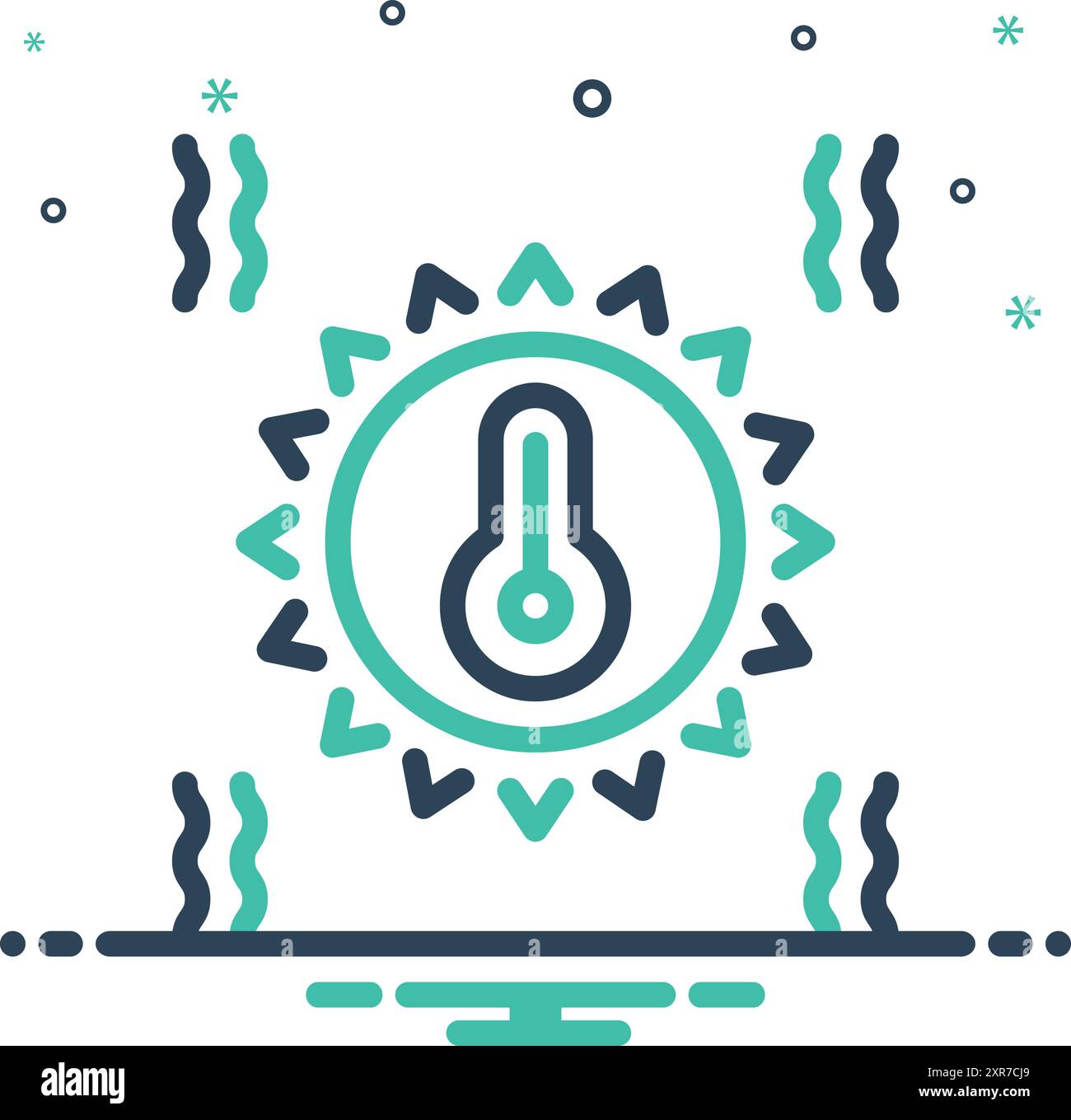 Hot blazing sun Stock Vector Images - Alamy