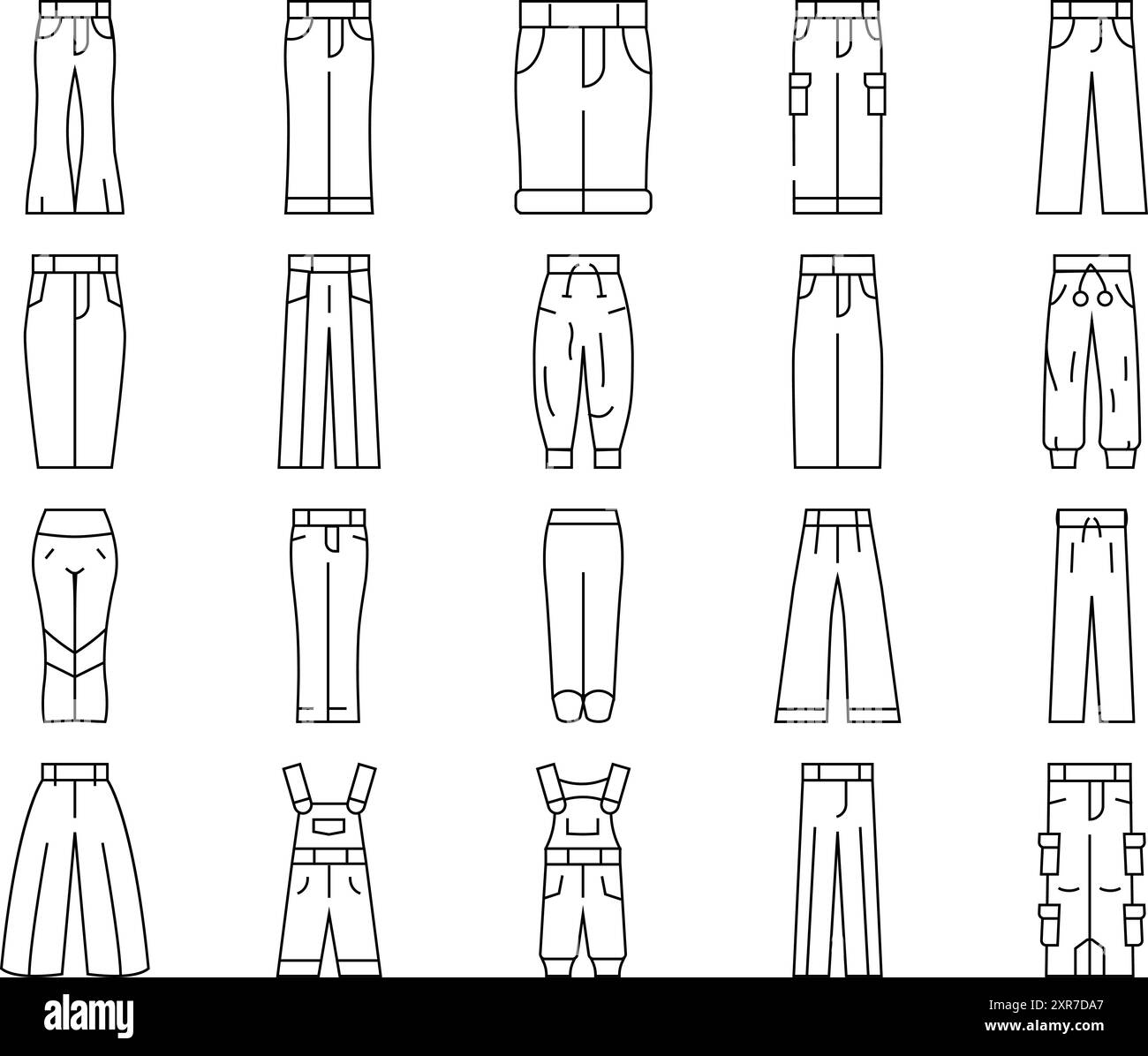 Unisex trousers Black and White Stock Photos & Images - Alamy