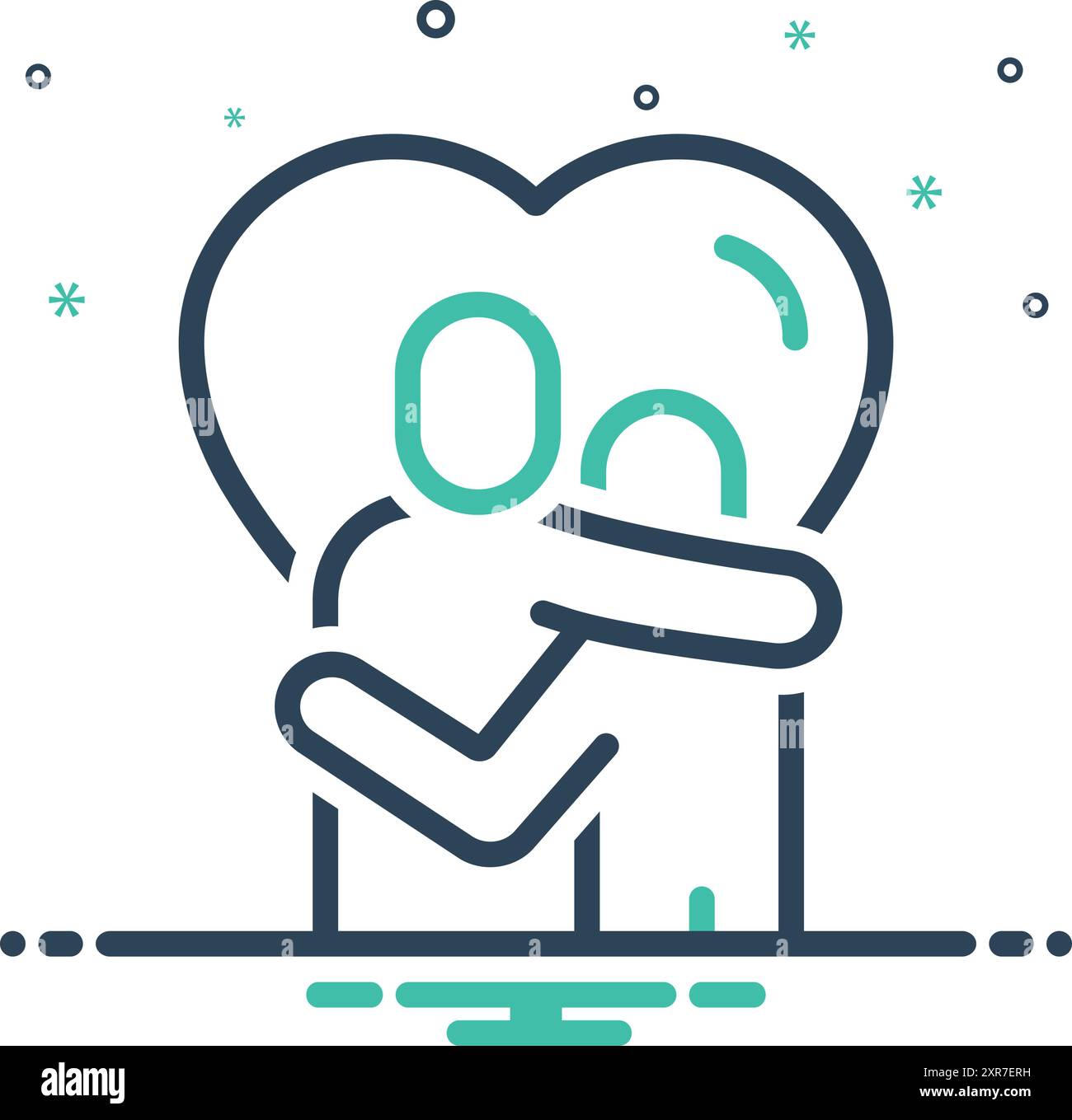 Icon for hug,lover, partner Stock Vector Image & Art - Alamy