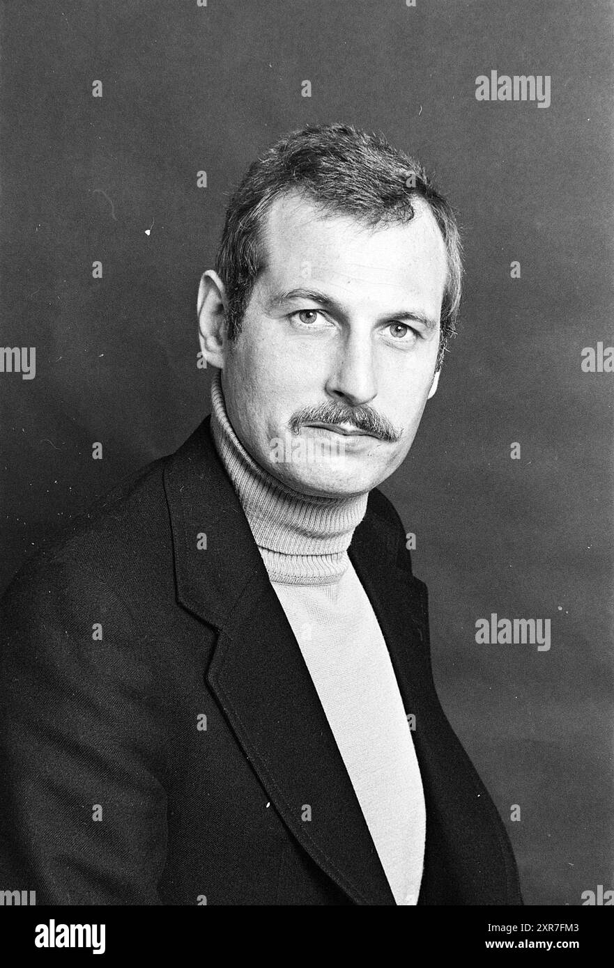 Portrait of Arthur Bastiaanse staff Photo press agency De Boer, Portraits, 10-01-1976 Stock ...