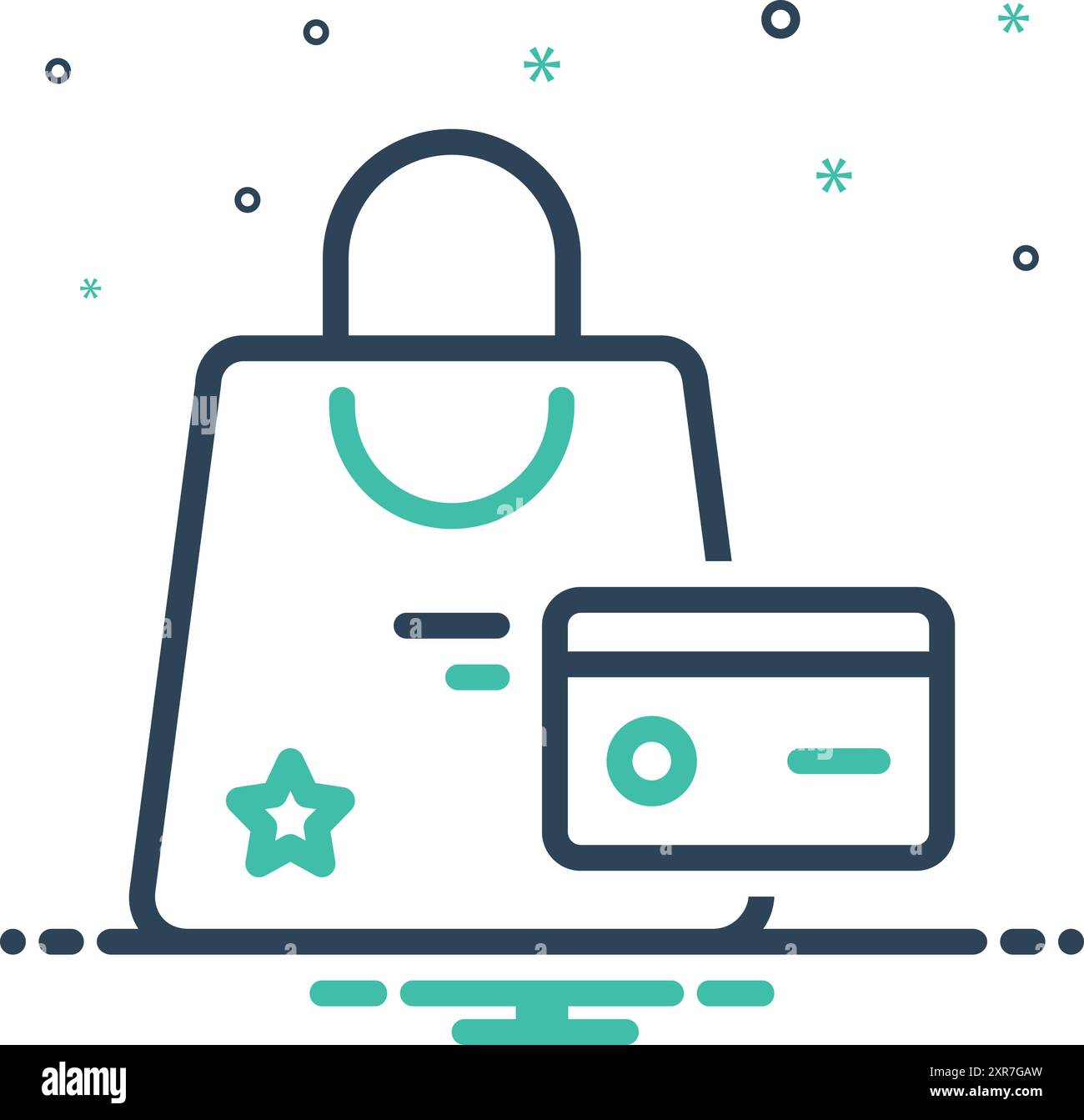 Purchasing package Stock Vector Images - Alamy