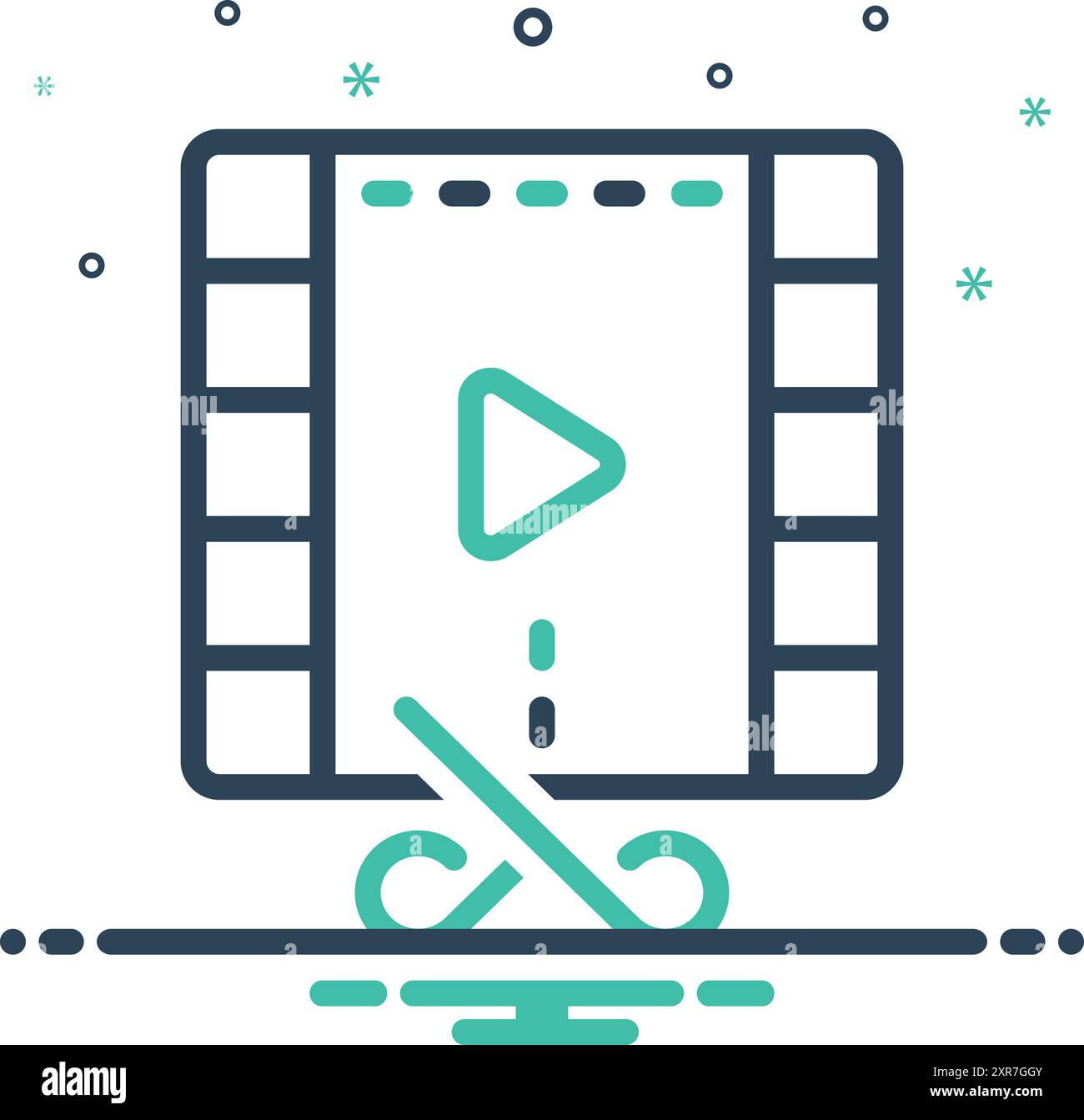 Icon video editing Cut Out Stock Images & Pictures - Alamy