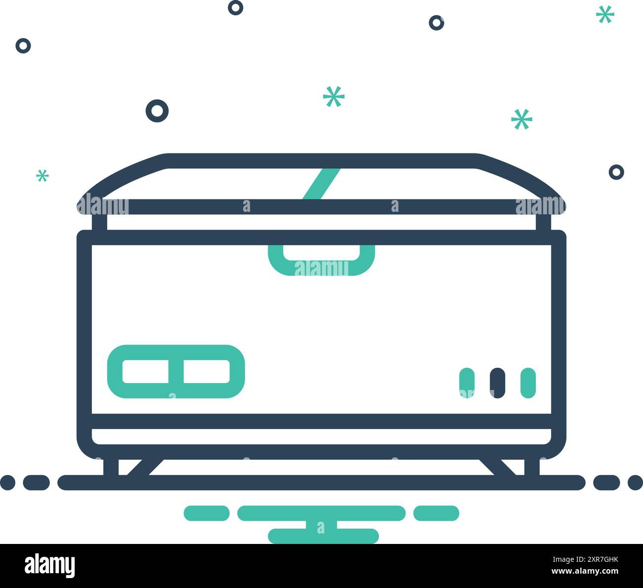 Icon for freezer, chest freezer Stock Vector Image & Art - Alamy