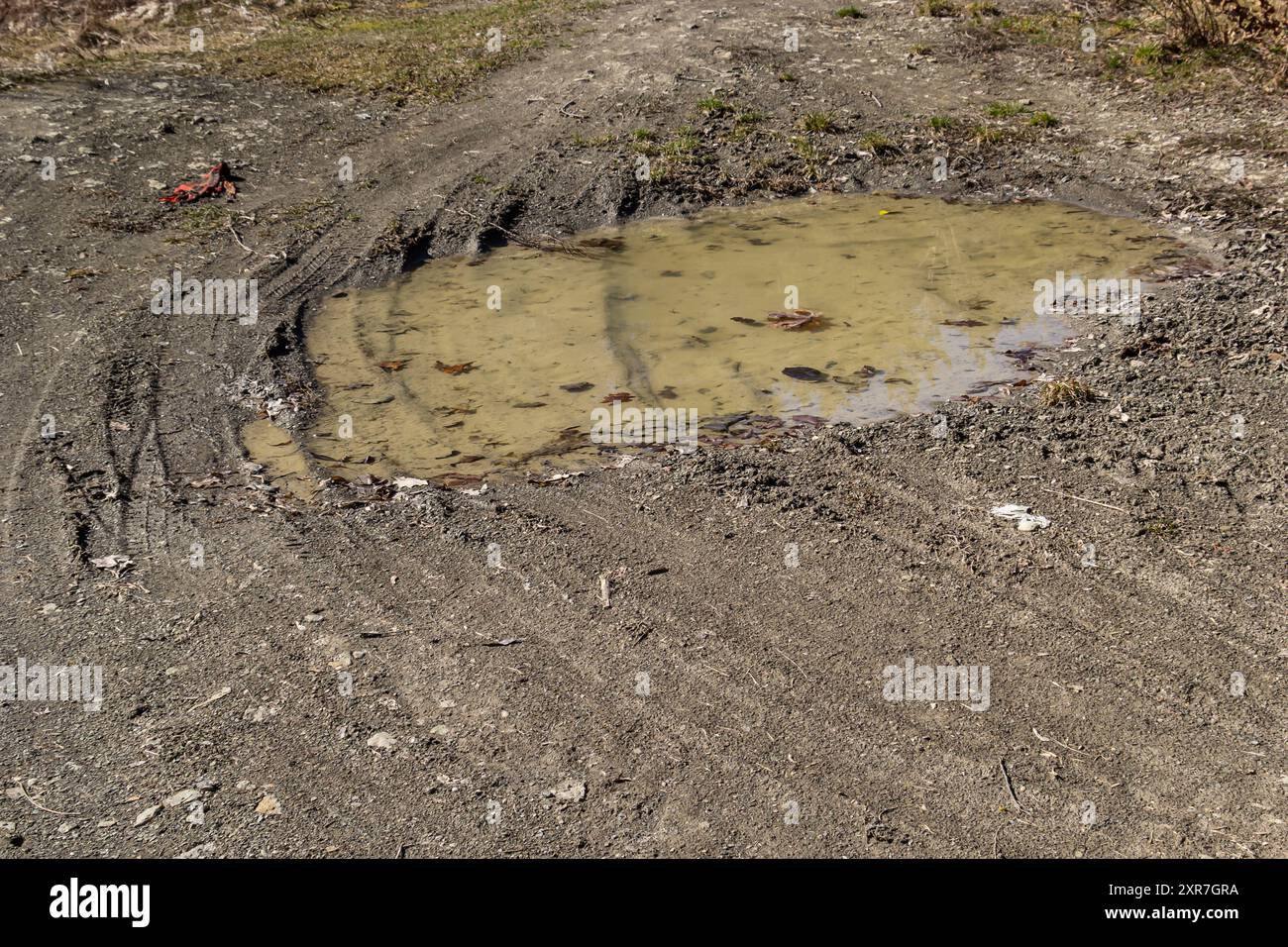 Muddy road tracks rural hi-res stock photography and images - Alamy
