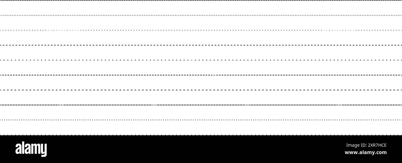 Minimalistic horizontal straight, zigzag, wavy, curved and dotted lines ...