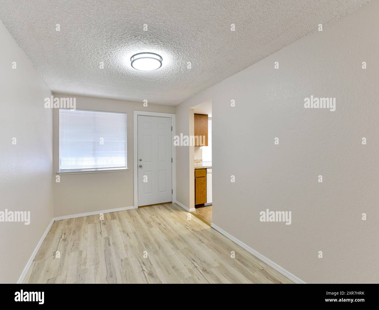Modern residential empty dining room interior Stock Photo - Alamy