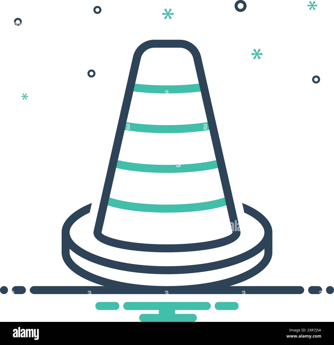Icon for cone, street Stock Vector Image & Art - Alamy