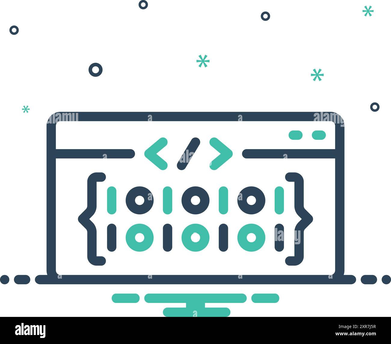 Binary language programming Stock Vector Images - Alamy