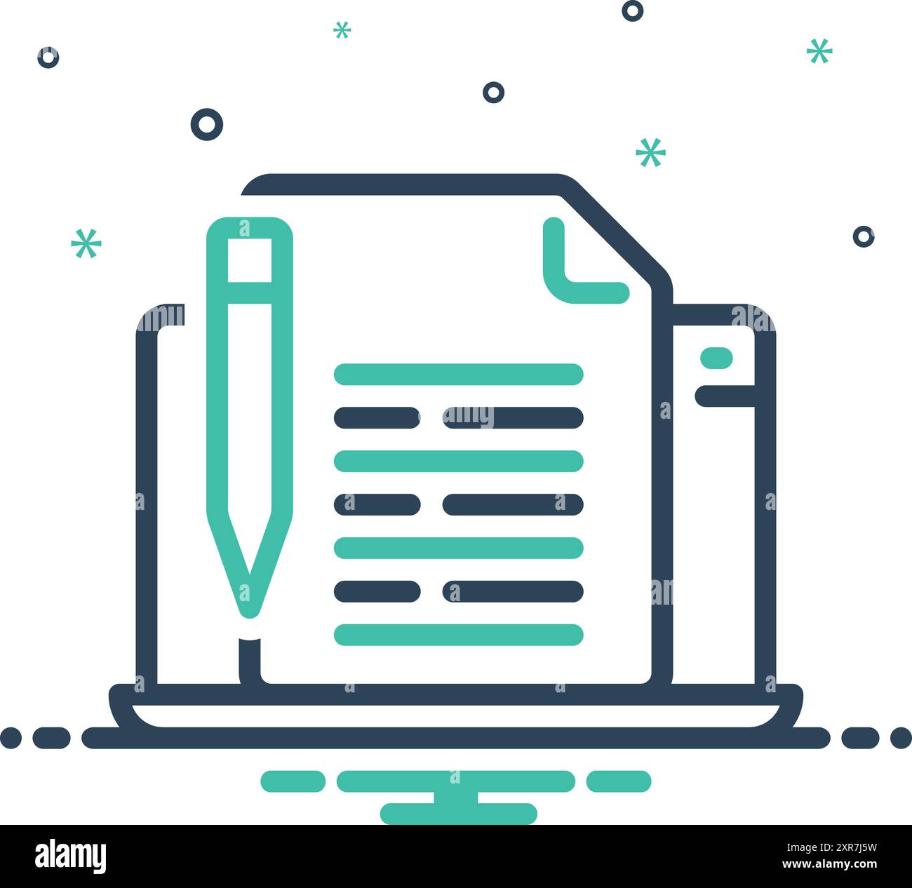 Icon for copywriting, content Stock Vector Image & Art - Alamy