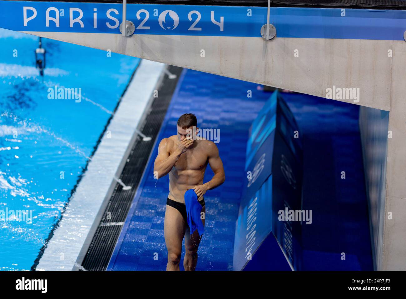 Paris, Frankreich 08.08.2024: Wasserspringen, 3m maennlich Finale ...